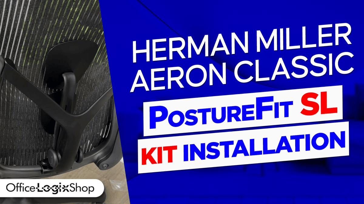 How to Install a PostureFit SL on a Herman Miller Aeron Classic Chair?