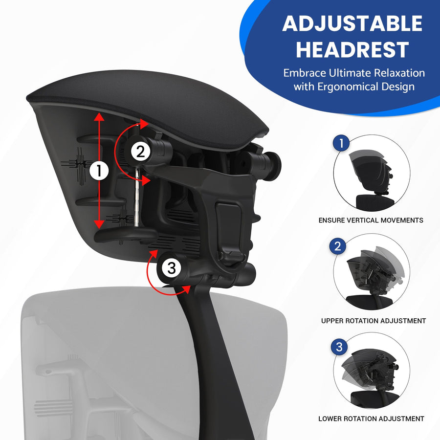 Embody Headrest | Ergonomic Headrest for Embody Chairs