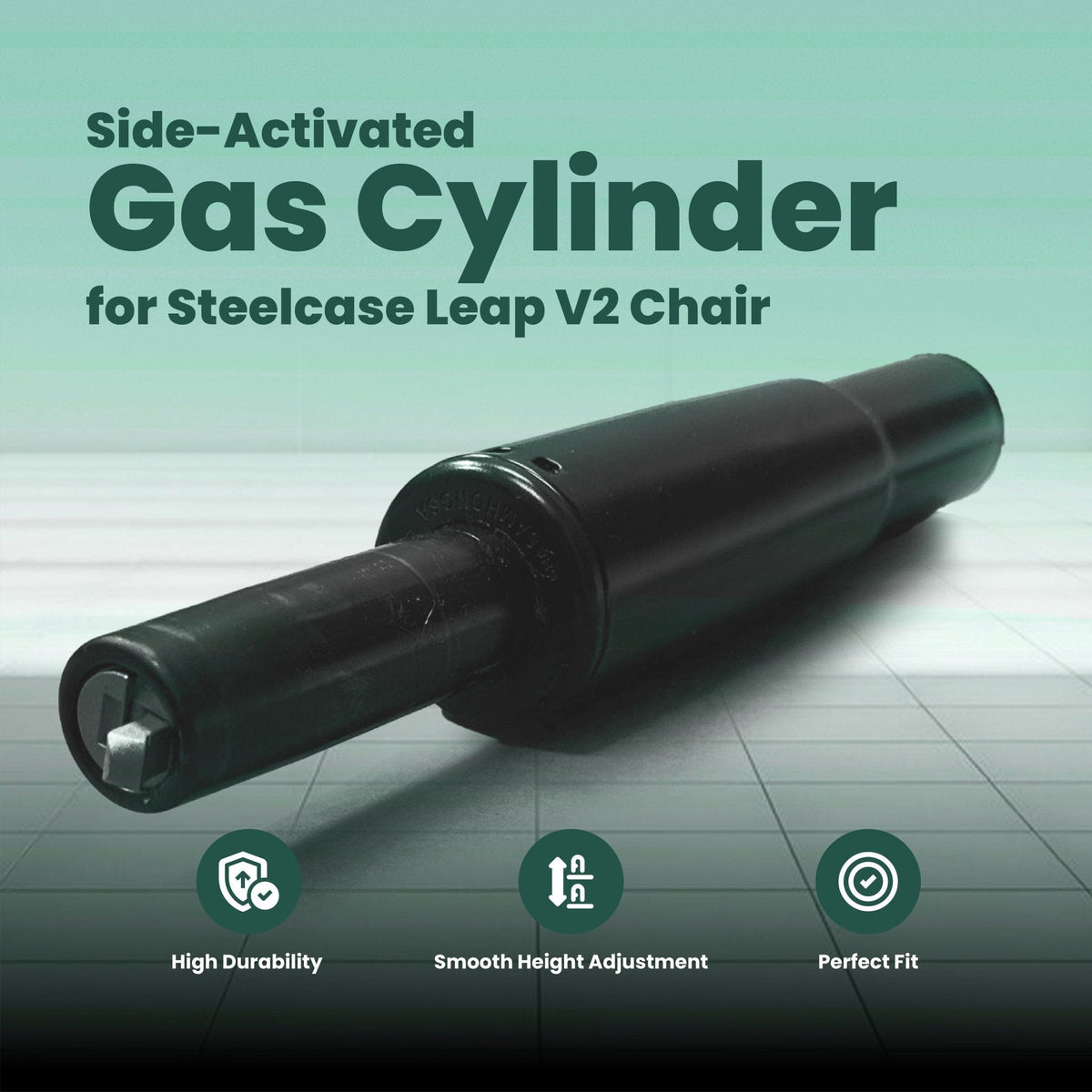 Side Activated Gas Cylinder for Steelcase Leap Chair